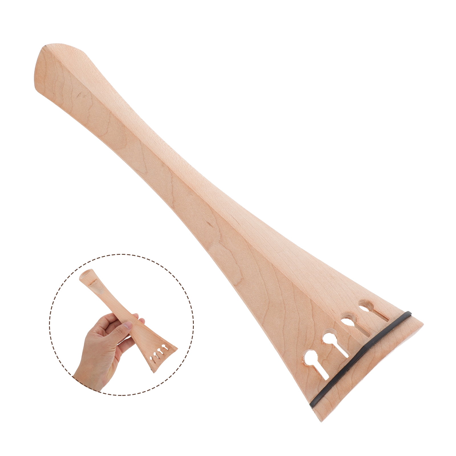 HONMEET Cello Tailpiece Maple Wood and Ebony for Professional ...
