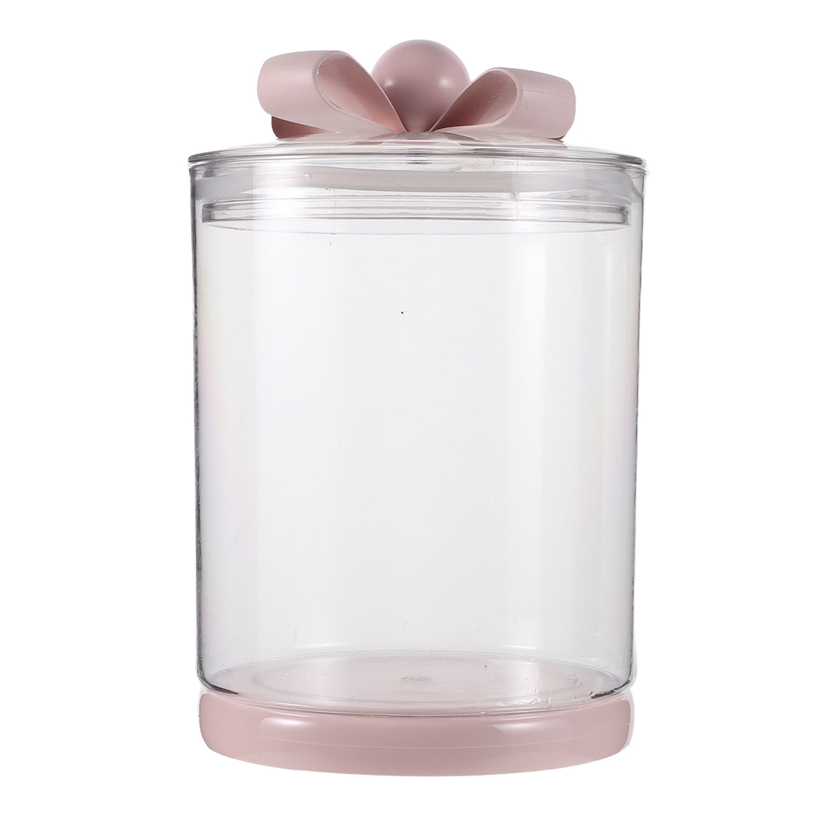 HONMEET Clear Reusable Plastic Jars Airtight Container For Housewives ...