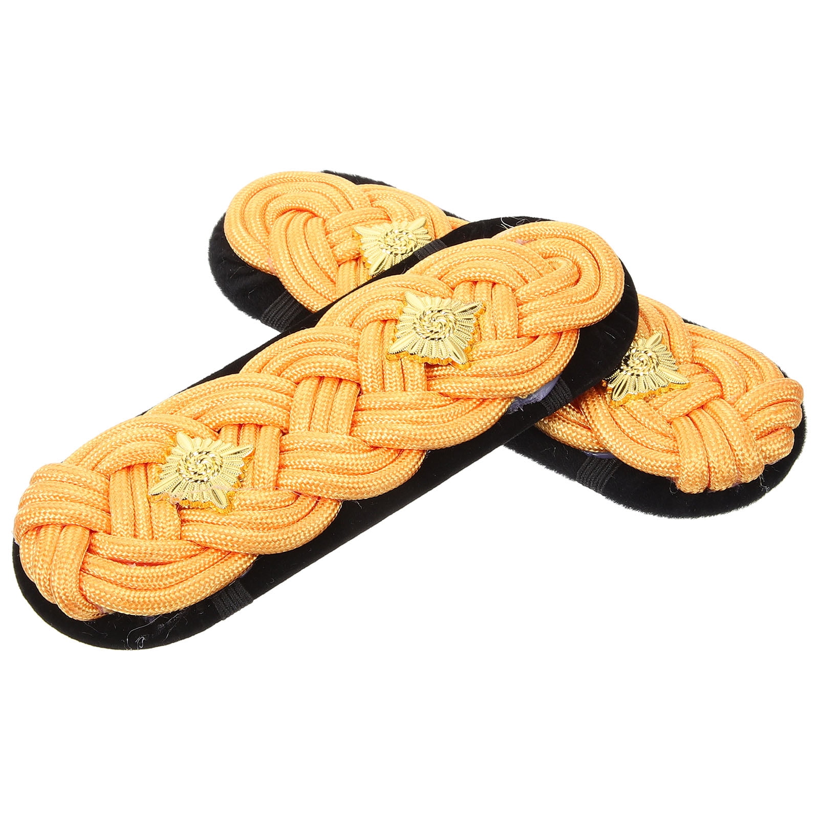 HONMEET Uniform Accessory Epaulet Shoulder Metal Gold 1 Pair 5.50X1 ...