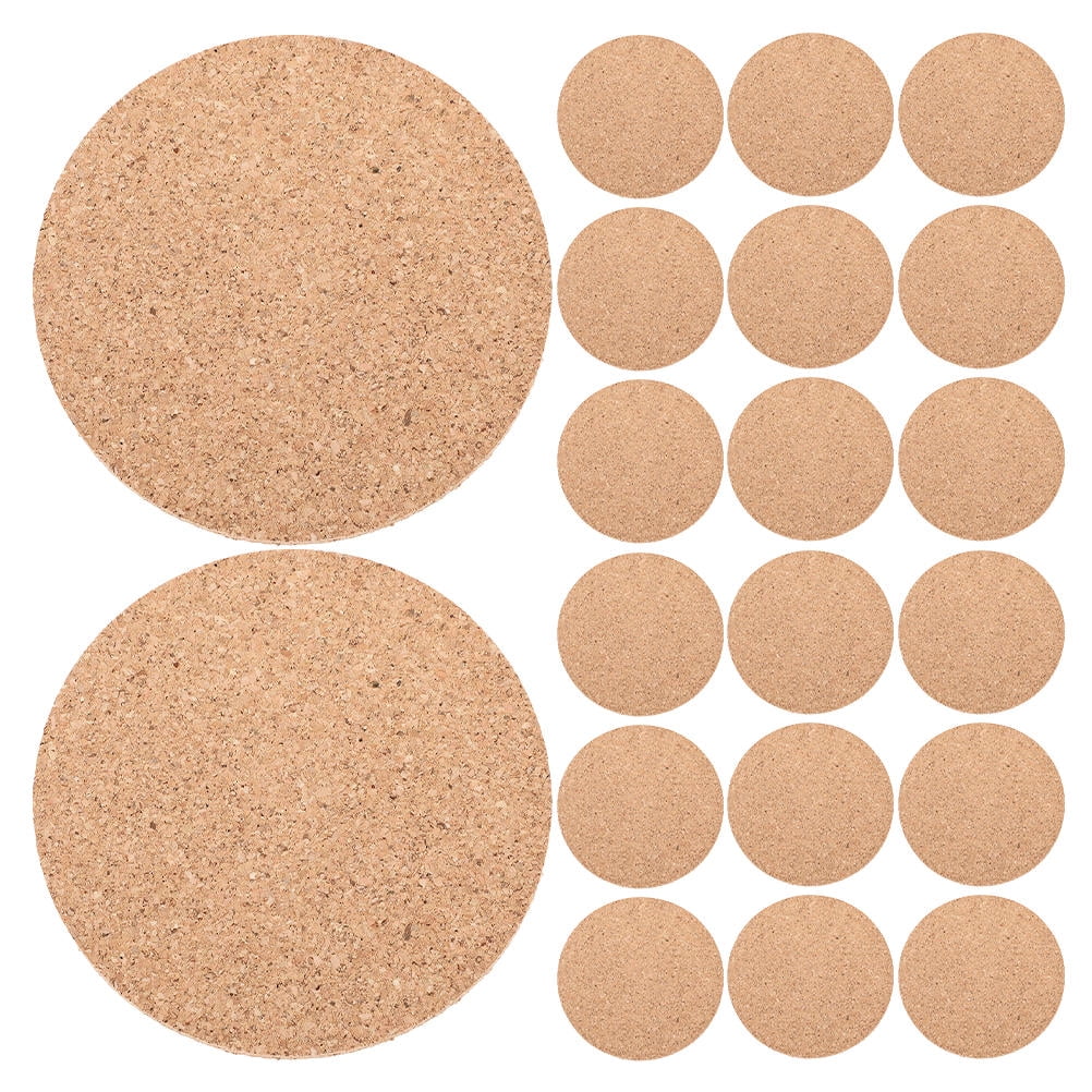HONMEET Cork Coaster 40Set Coffee Table Coasters Heat Insulation ...