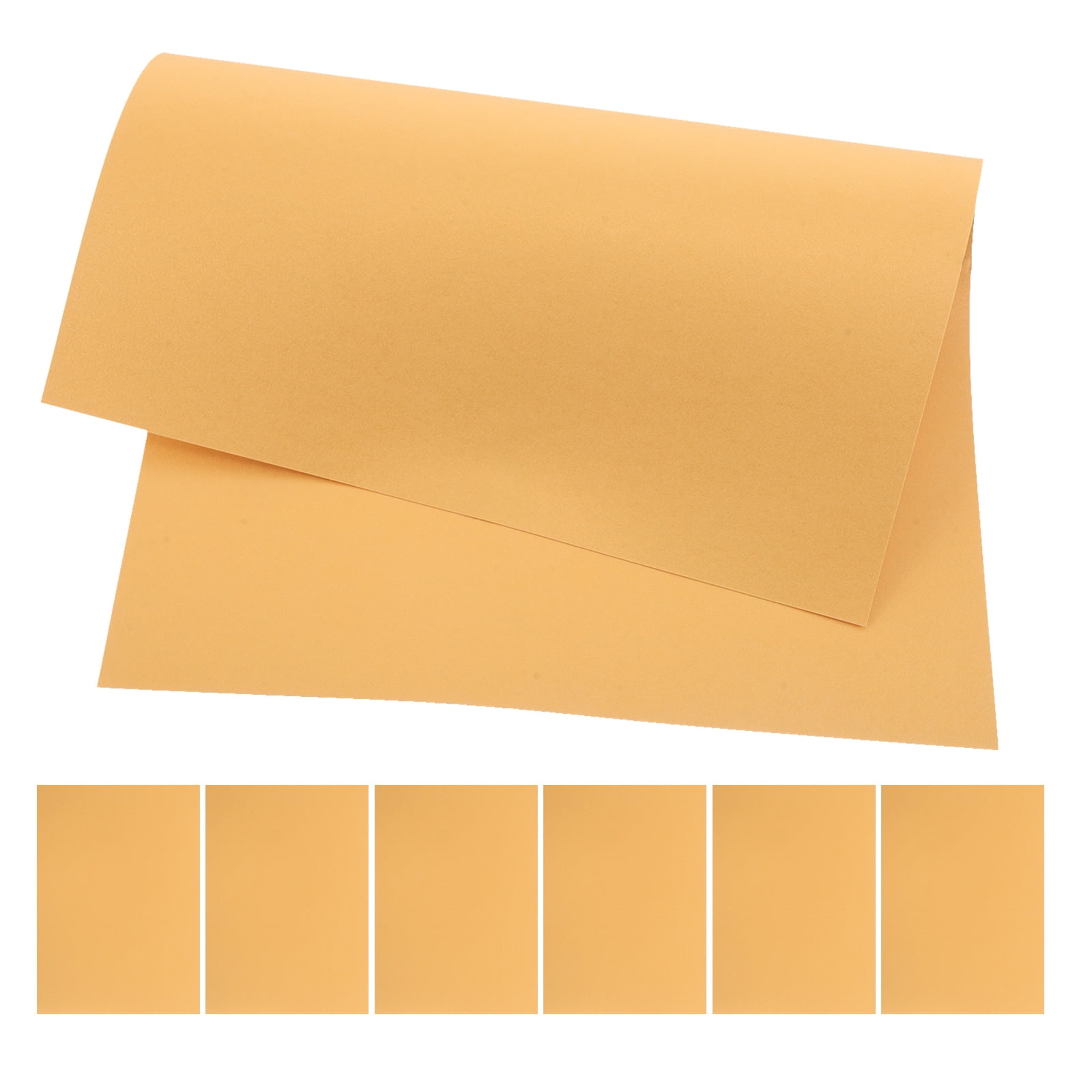 HONMEET Craft Cardstock Paper Glitter Cardstock Paper Yellow 25Pcs For ...