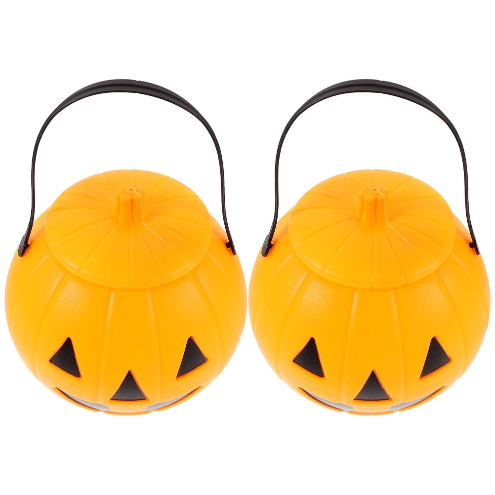 HONMEET Creative Candy Bucket 2Set Multi Color Plastic for and Trick or ...