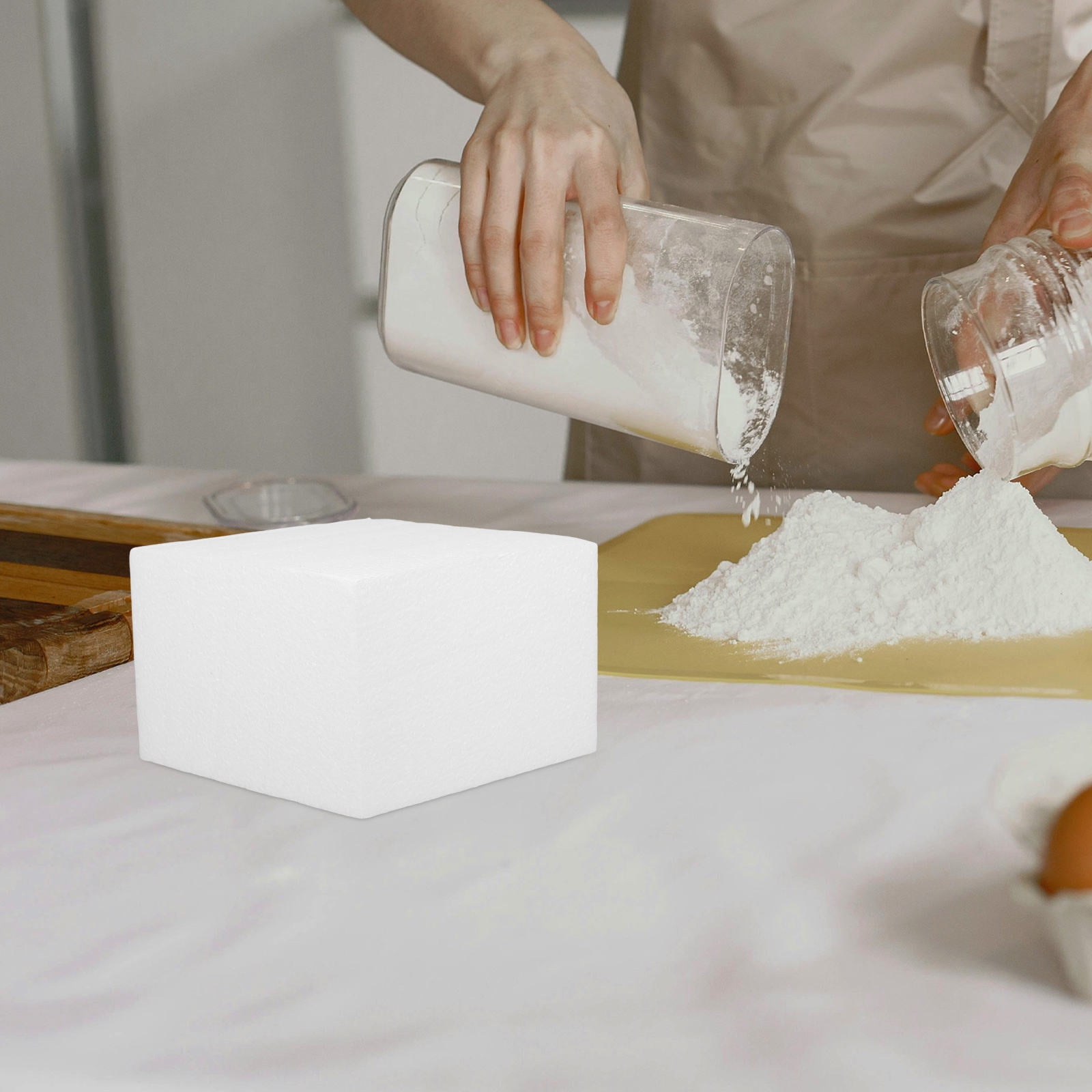 HONMEET Display Dummies White Foam 2Pcs 15.00X15.00X10.00in Rectangular ...