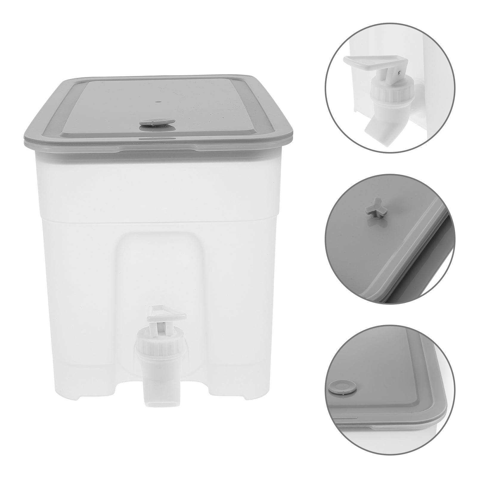HONMEET Desktop Water Dispenser Fridge Beverage Container Elegant Look ...