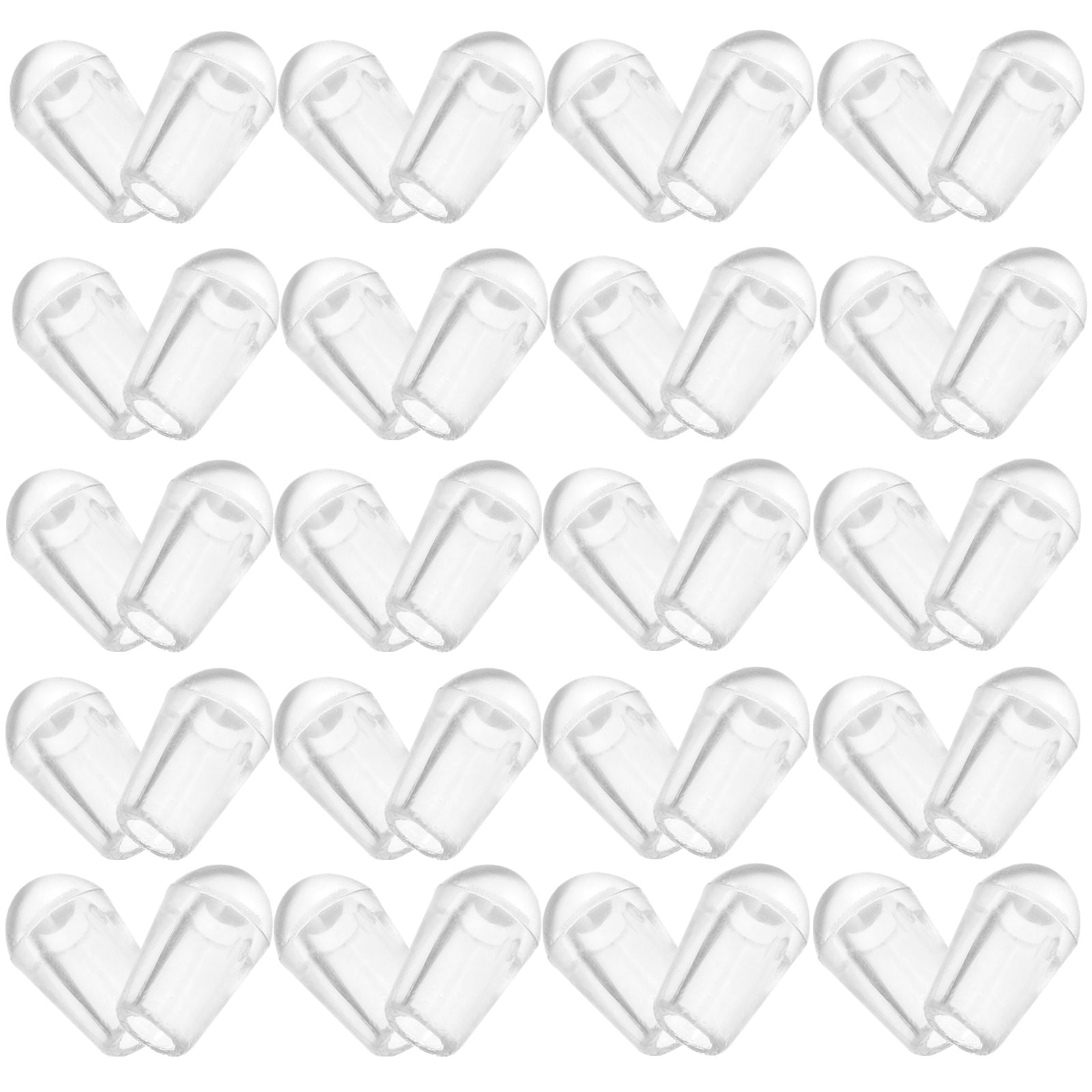 HONMEET Dishwasher Rack Repair 200Pcs Transparent PVC Caps for ...