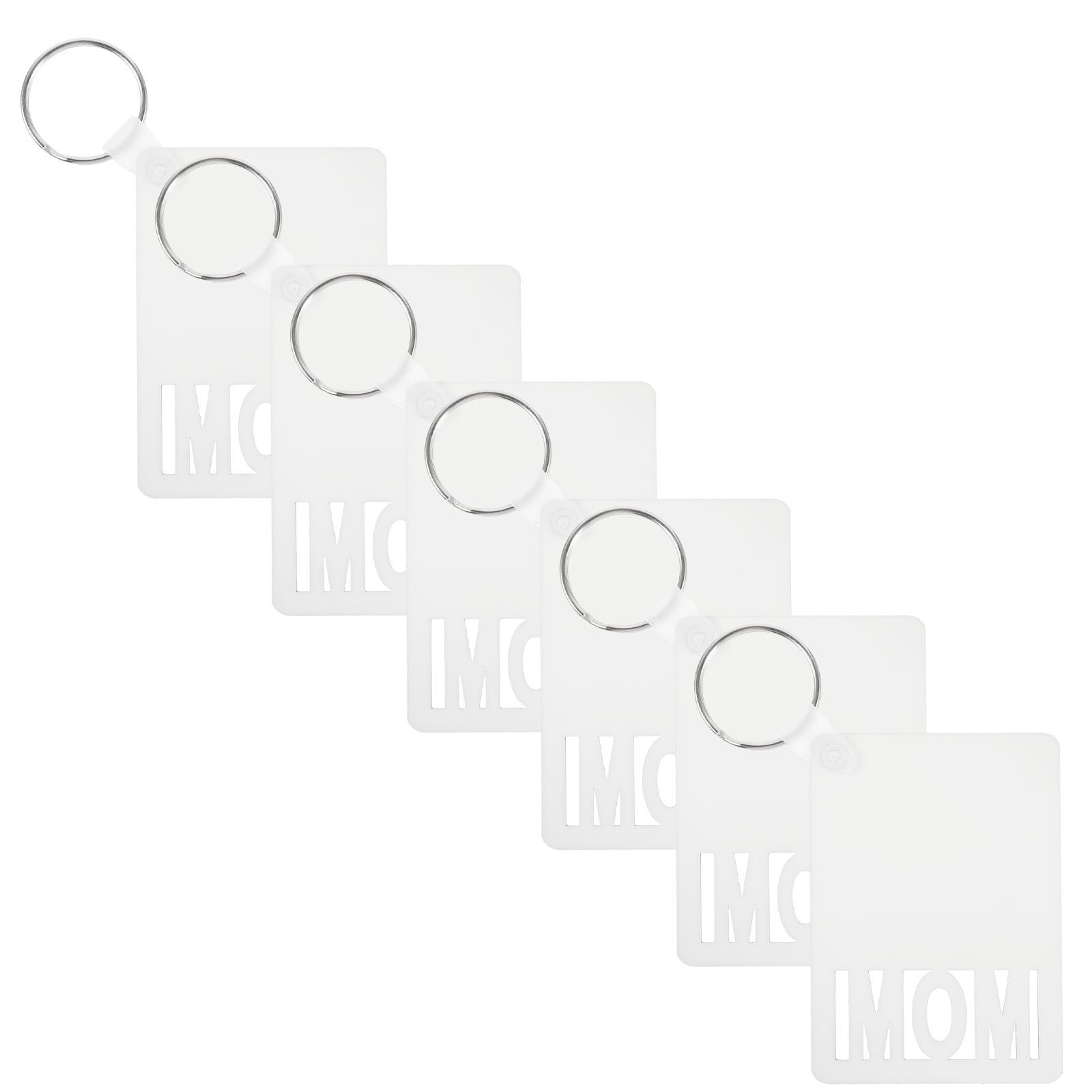 HONMEET Diy Heat Transfer Keychains with Memorial Sublimation Blanks ...