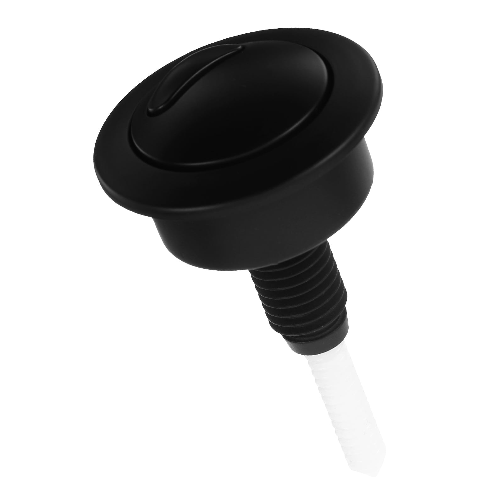 HONMEET Toilet Tank Dual Push Button Black Plastic Water Flow Control ...