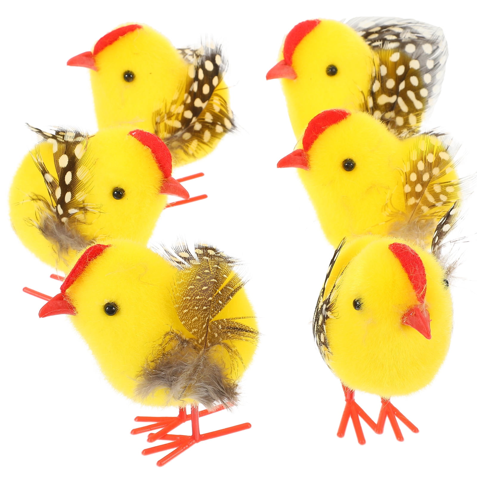 HONMEET Cute Yellow Easter Chick Decor, Soft Plush for Home and Party ...