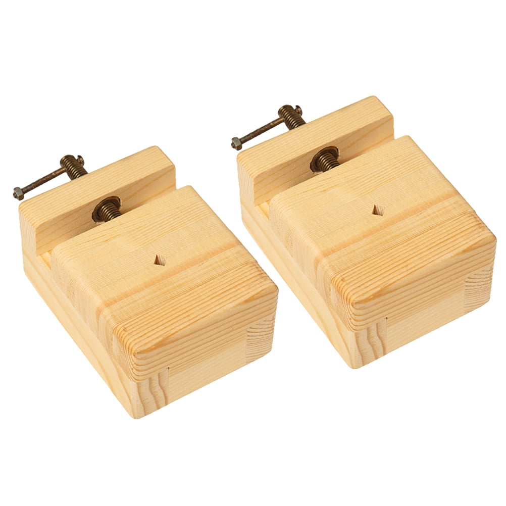 HONMEET Pine Wood Seal Fixer Engraved Seal Stone Fixing Tool 2Set ...