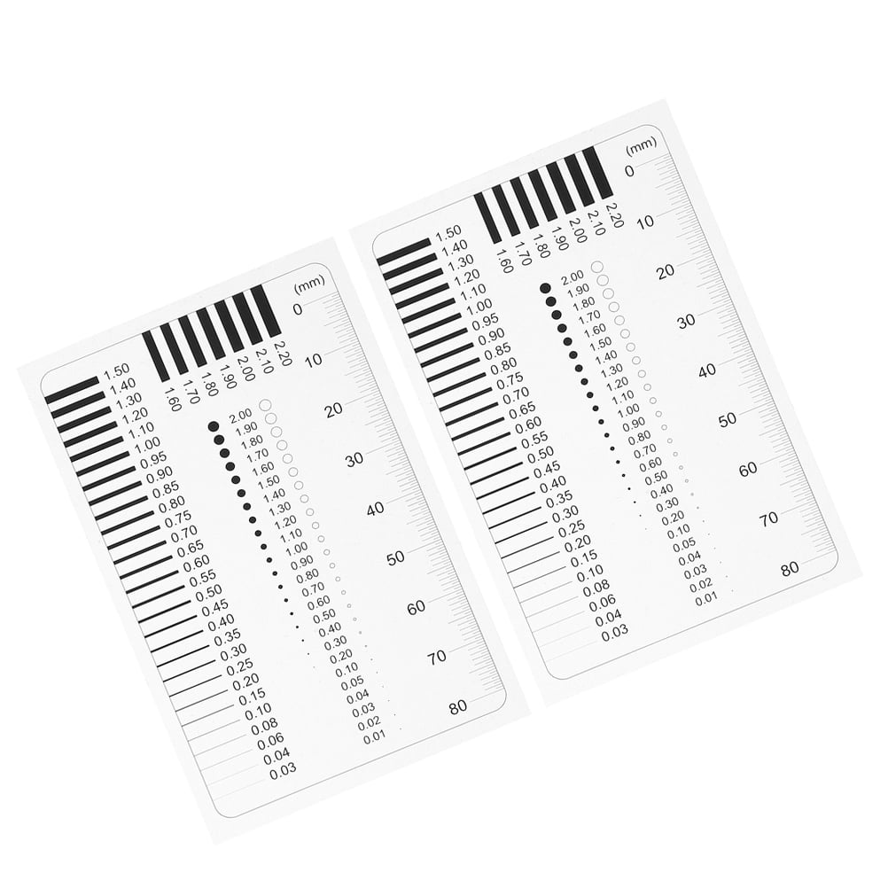 HONMEET Precision Measuring Tools Gauge Ruler Rectangular Multi 2Pcs ...