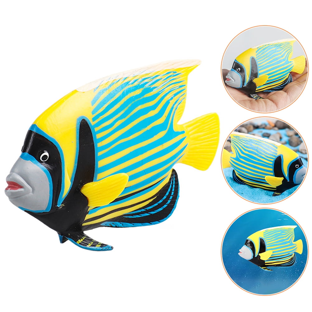 HONMEET Fish Toy 1 Set Plastic Realistic Design for Fish Lovers Home ...