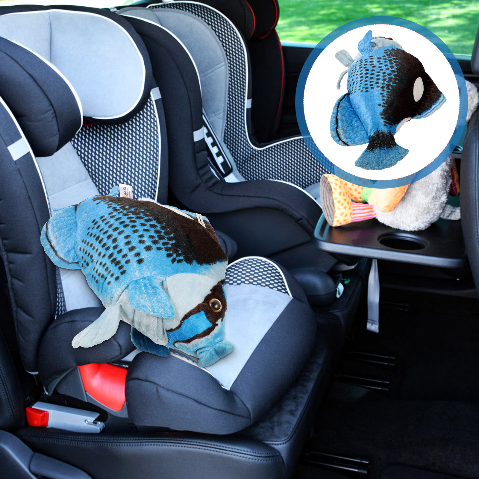 HONMEET Fish Toy Stuffed Animal Lifelike Image PP Cotton Material for ...