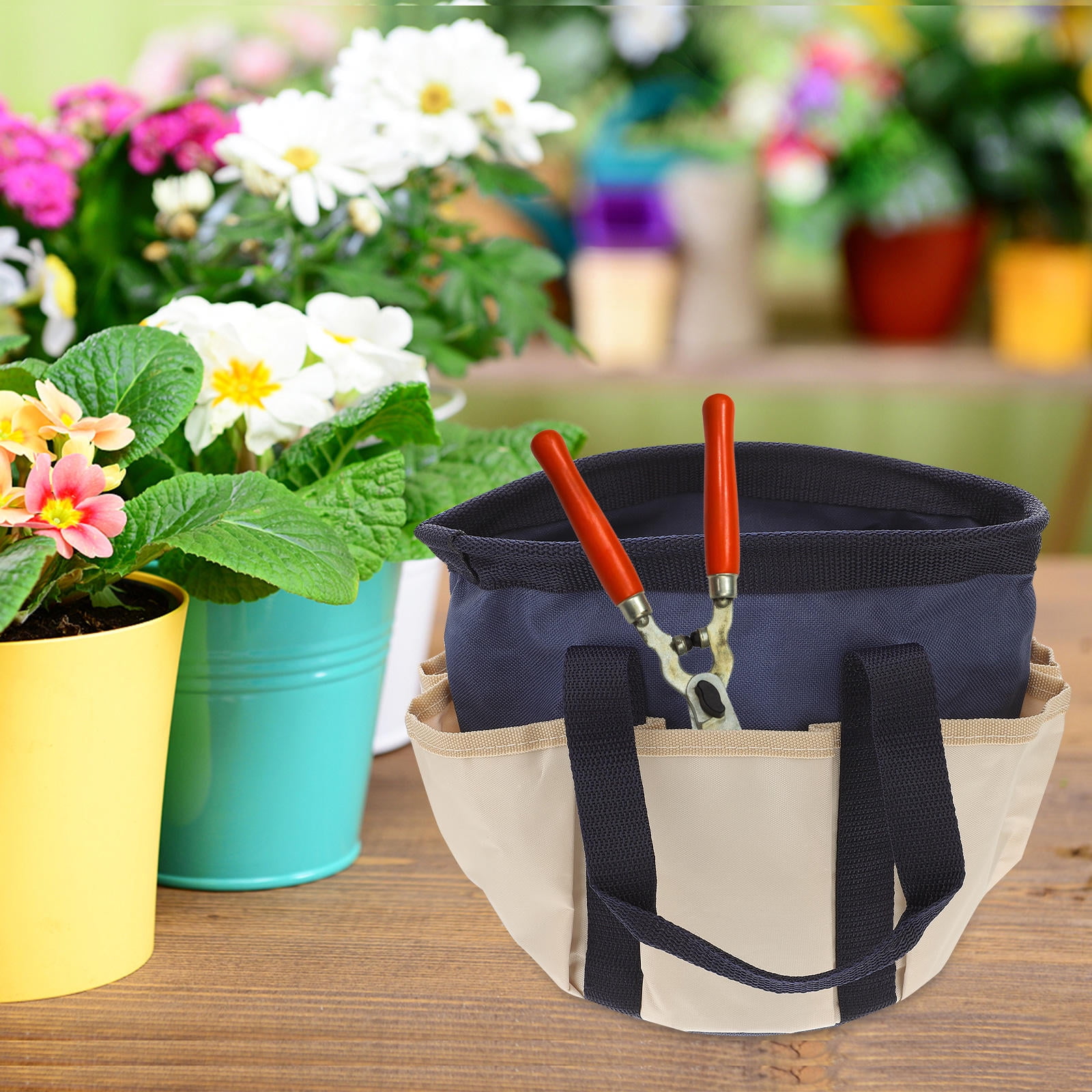 HONMEET Gardening Tools Storage Bag Multi-Functional Garden Tool Organizer 1Set 8.5X7.5in ...