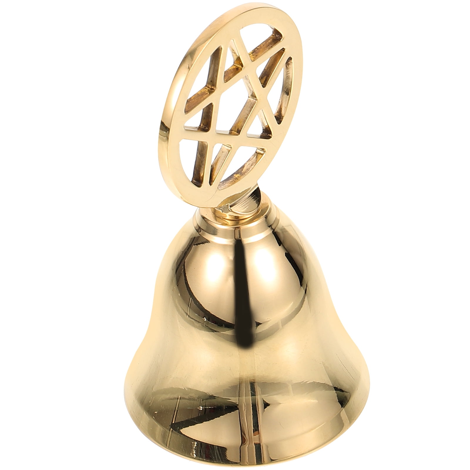 HONMEET Golden Brass Handheld Bell 1Pcs for Divination Tarot Ceremony ...