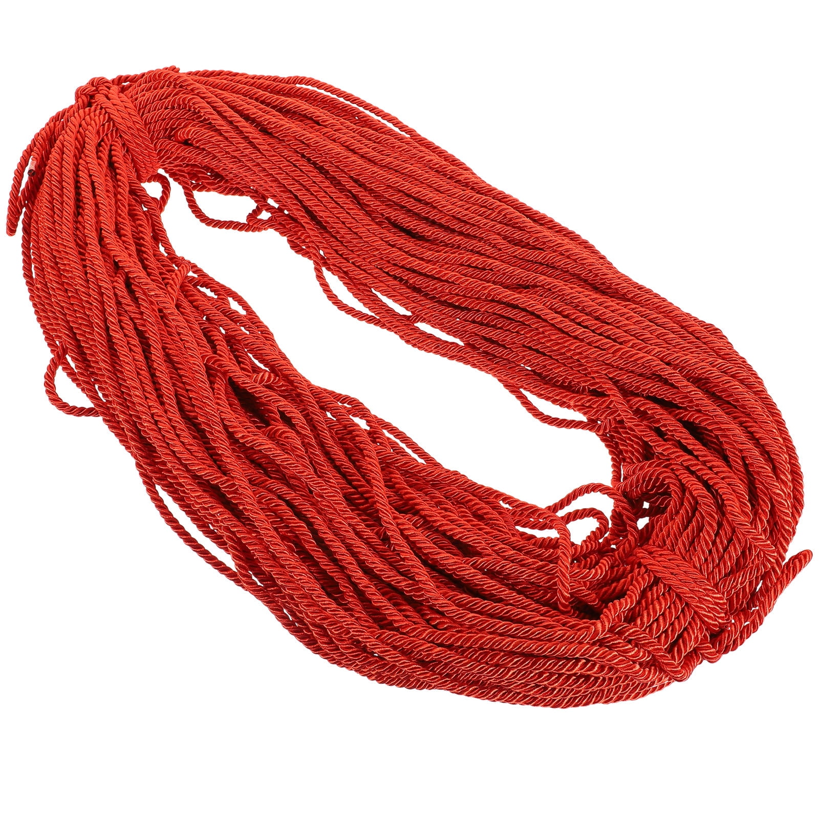 HONMEET Graduation Rope 1 Roll Red Braided Tassel Ceremonial Accessory ...