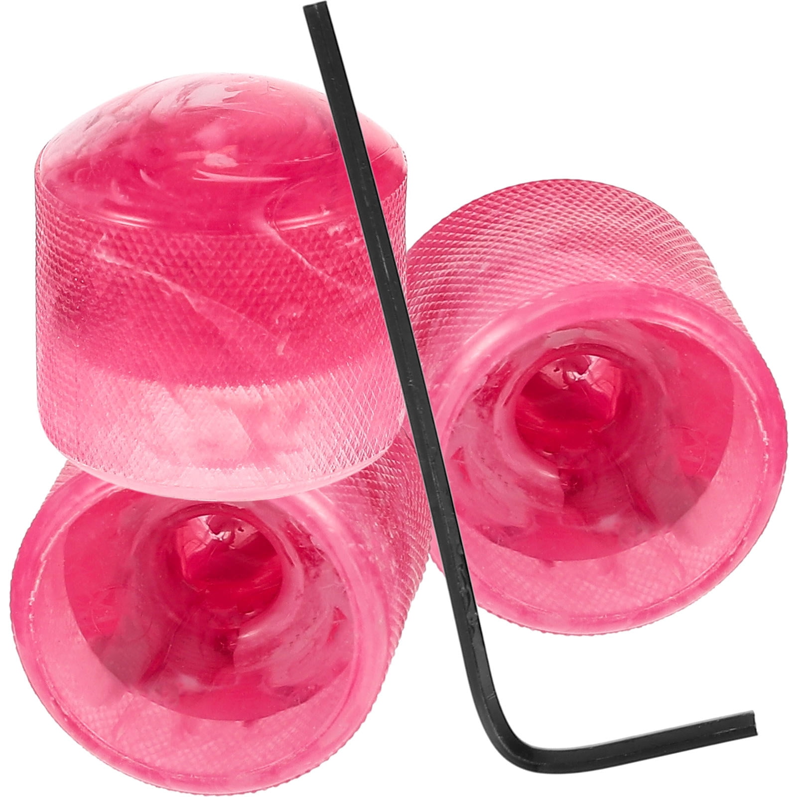 HONMEET Guitar Volume Tone Knobs 4Pcs Pink Plastic Metal For Electric ...