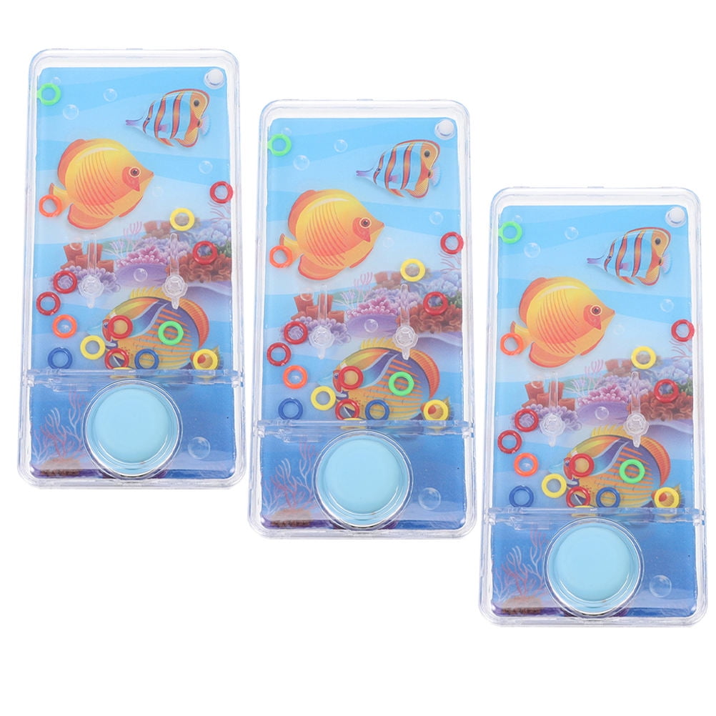 HONMEET Handheld Water Toy 3Pcs Blue Plastic Toss Game for Kids ...
