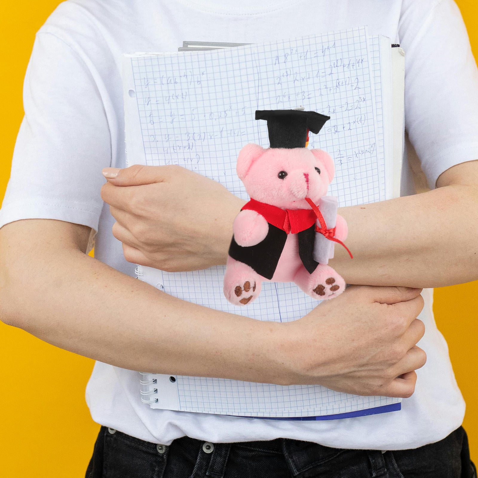 HONMEET Graduate Bear Slap Bracelet Round Party Favor School Events ...