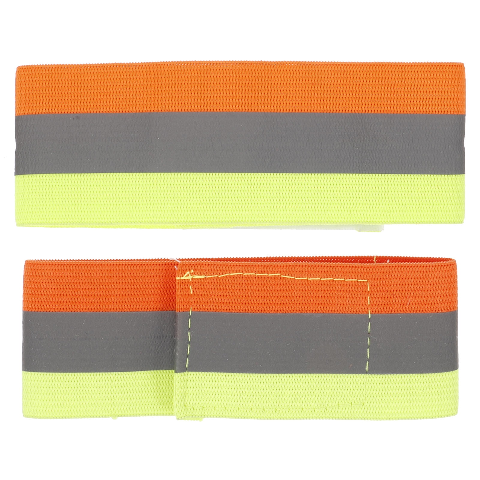 HONMEET High Visibility Reflective Arm Bands 1 Pair Stretchable ...