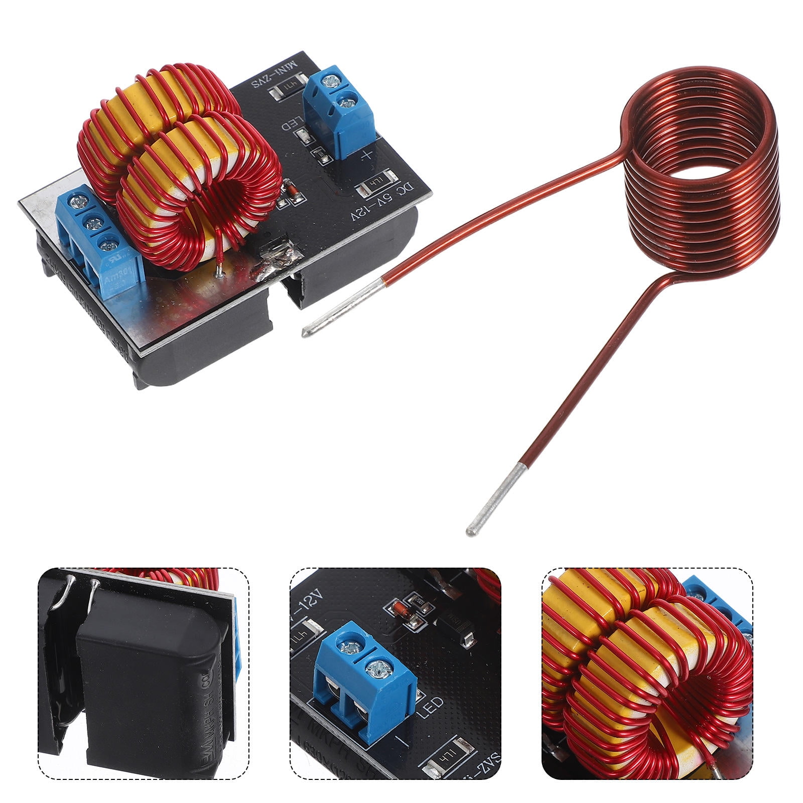 HONMEET Induction Heating Power Supply Low Voltage Heating Circuit Module with Rectangular ...