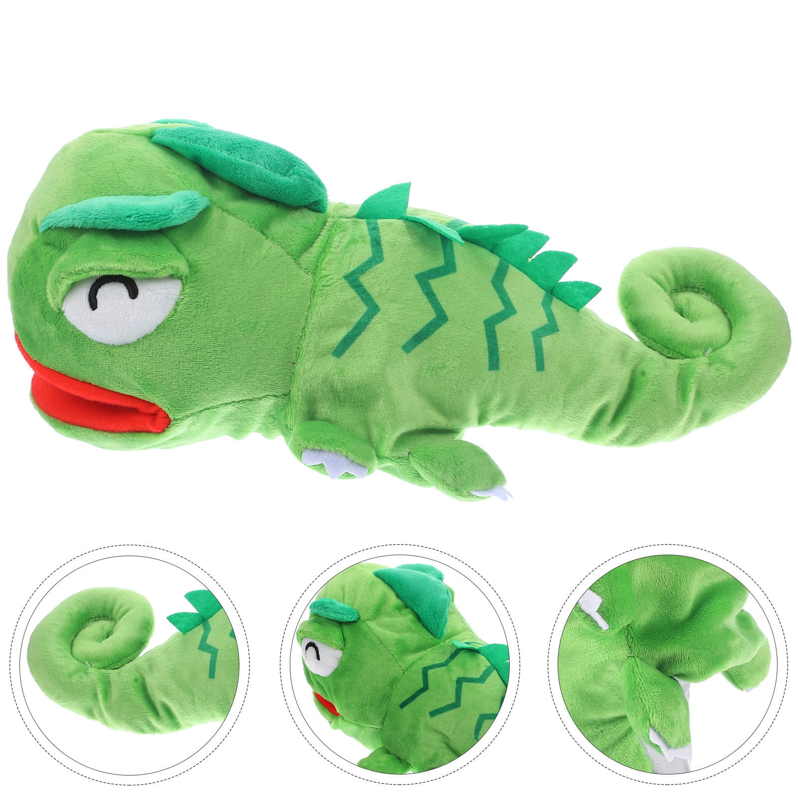 HONMEET Lizard Puppet for Toddlers Plush Hand Puppet 11.8x6.3x4.7in ...