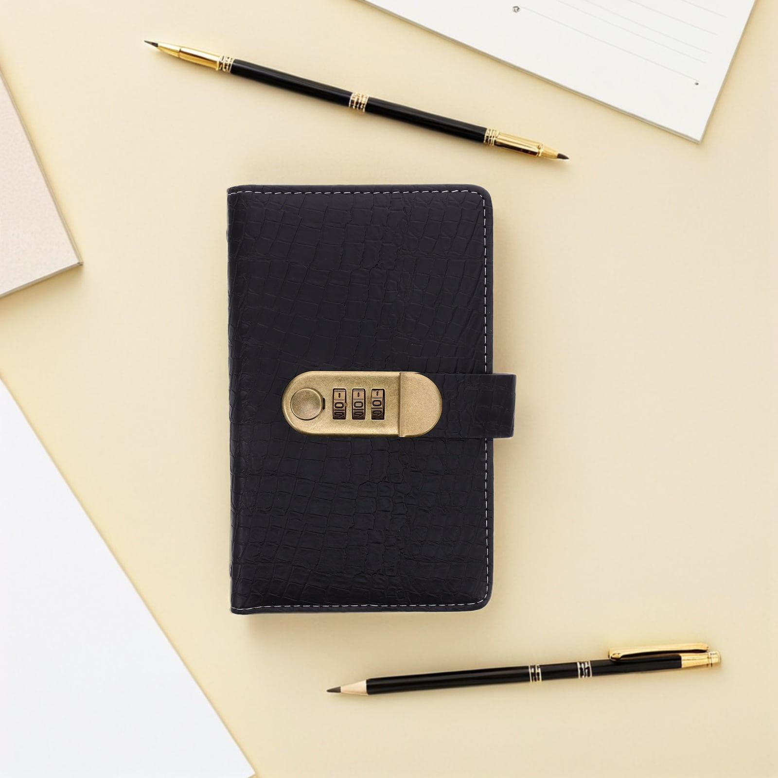 HONMEET Locked Saving Challenge Binder Black with Password Lock and ...