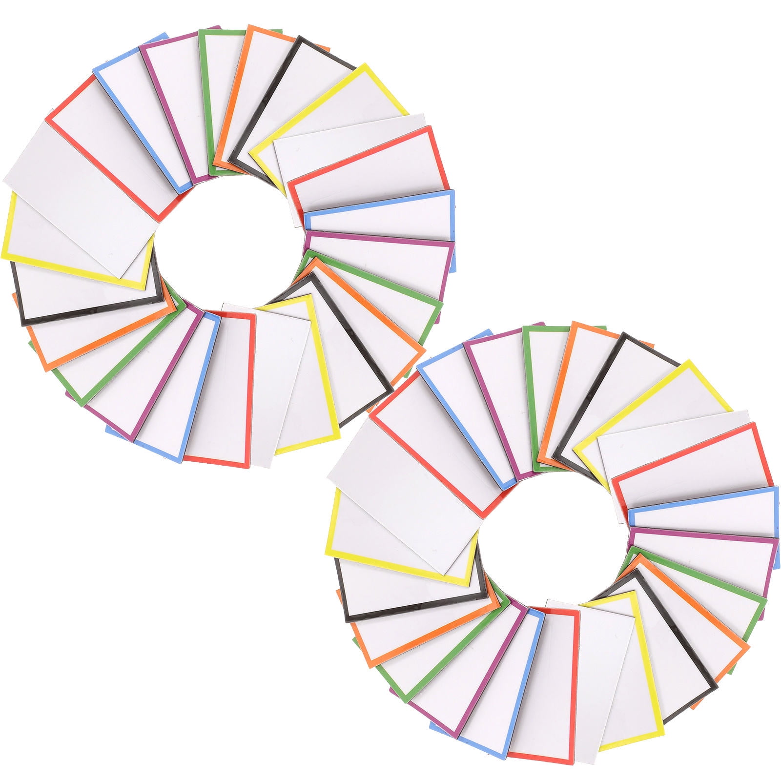 HONMEET Magnetic Whiteboard Label 48Pcs Dry Erase Label Assorted Color ...