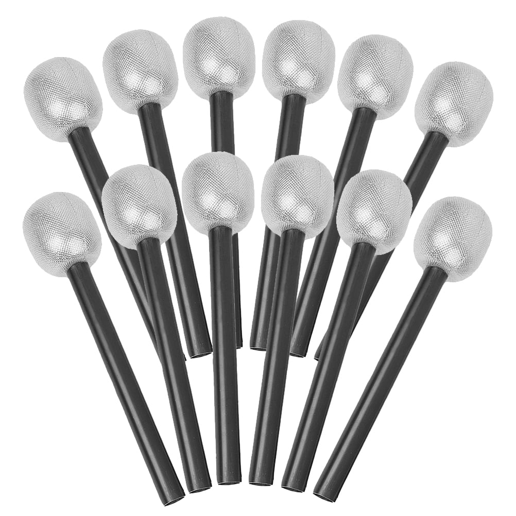 HONMEET Microphone Prop Party 12Pcs for Kids Karaoke and Stage ...