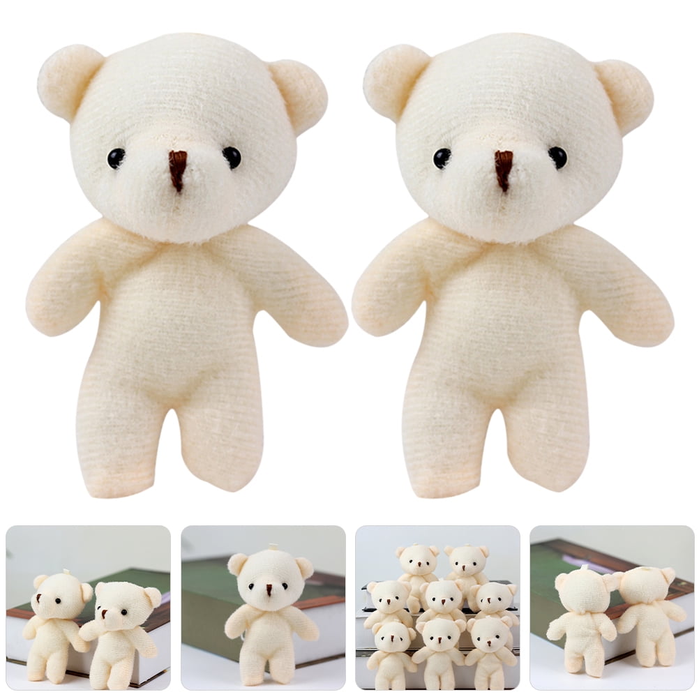 HONMEET Mini Bear Figurines 12Pcs Stuffed Tiny Bear For Children ...
