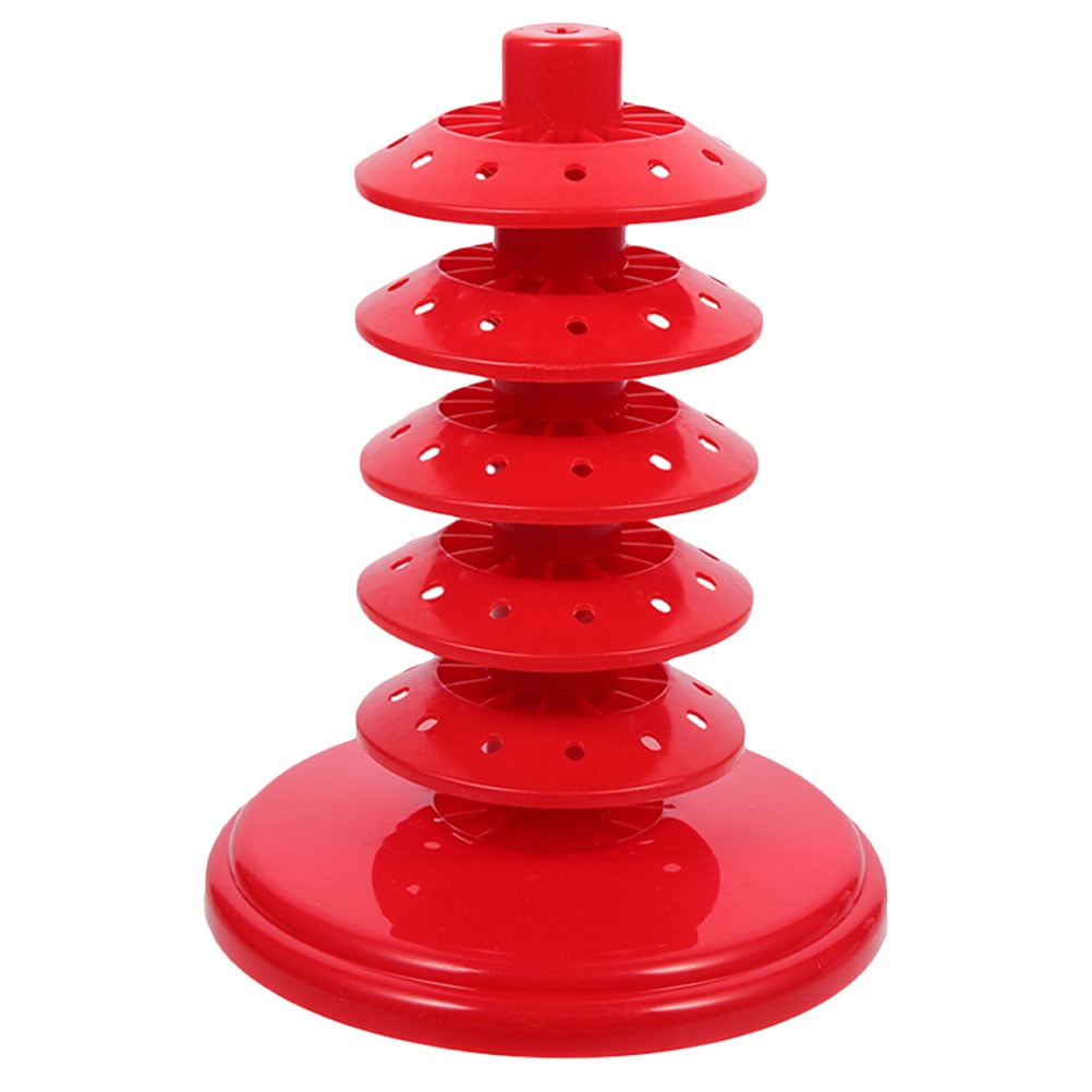 HONMEET Multi-Layer Lollipop Stand 1 Set Red Pp Adjustable For Candy ...