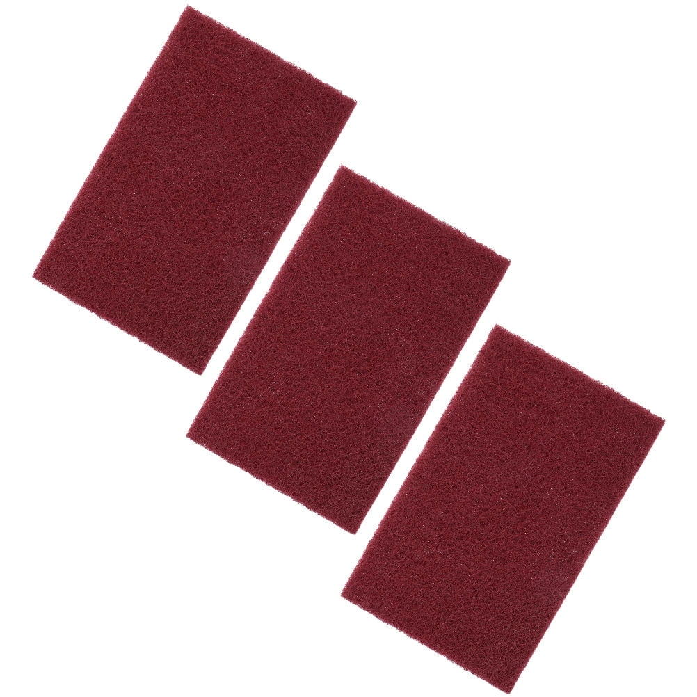HONMEET Multi Use Sanding Tool 3pcs Dark Red Plastic Polishing Buffing ...