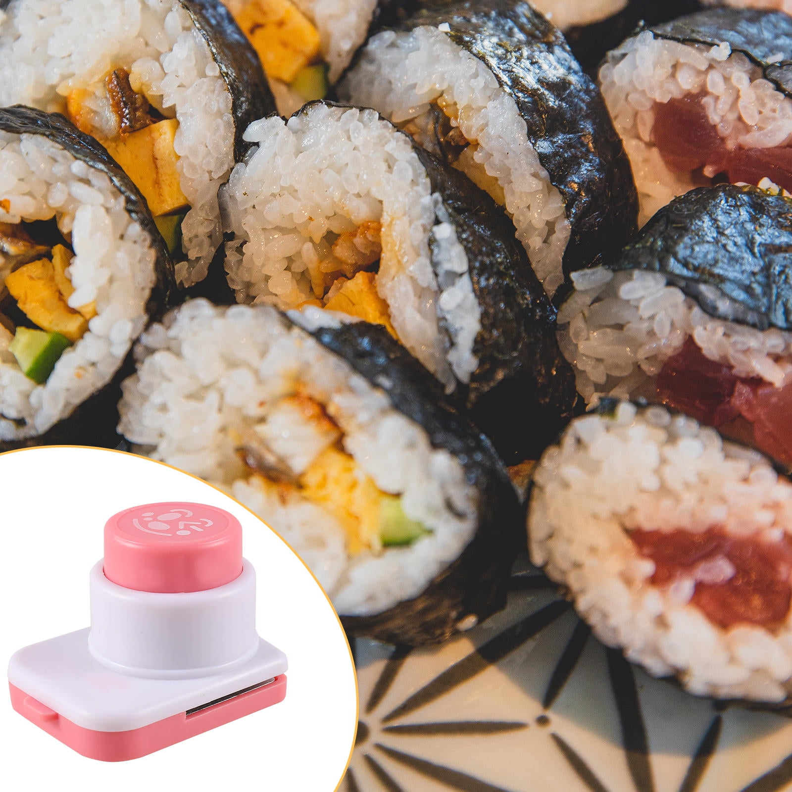 HONMEET Onigiri Making Mold 1Pcs Pink Cartoon Shape For Diy Printing ...