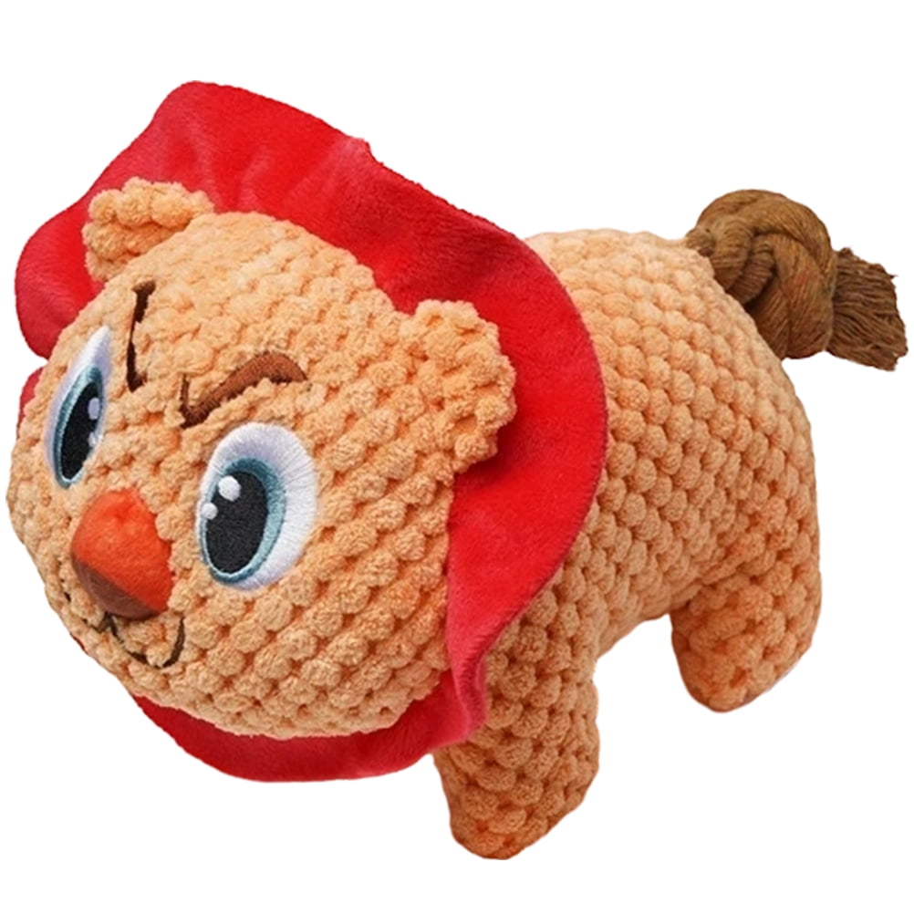 HONMEET Orange Cotton Molar Shape Dog Molar Toy for Puppy Teething ...