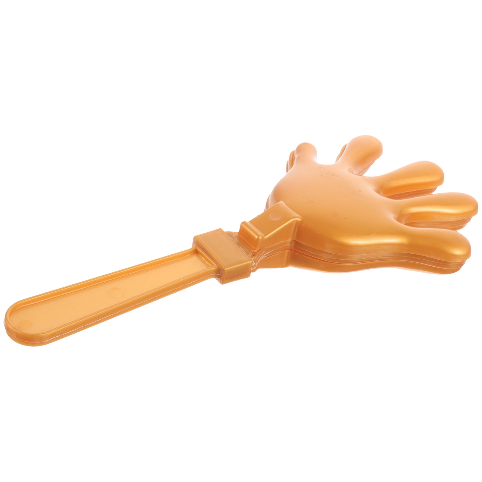HONMEET Festival Party Hand Clappers Golden Plastic 1Pack 7.5x3.3In ...