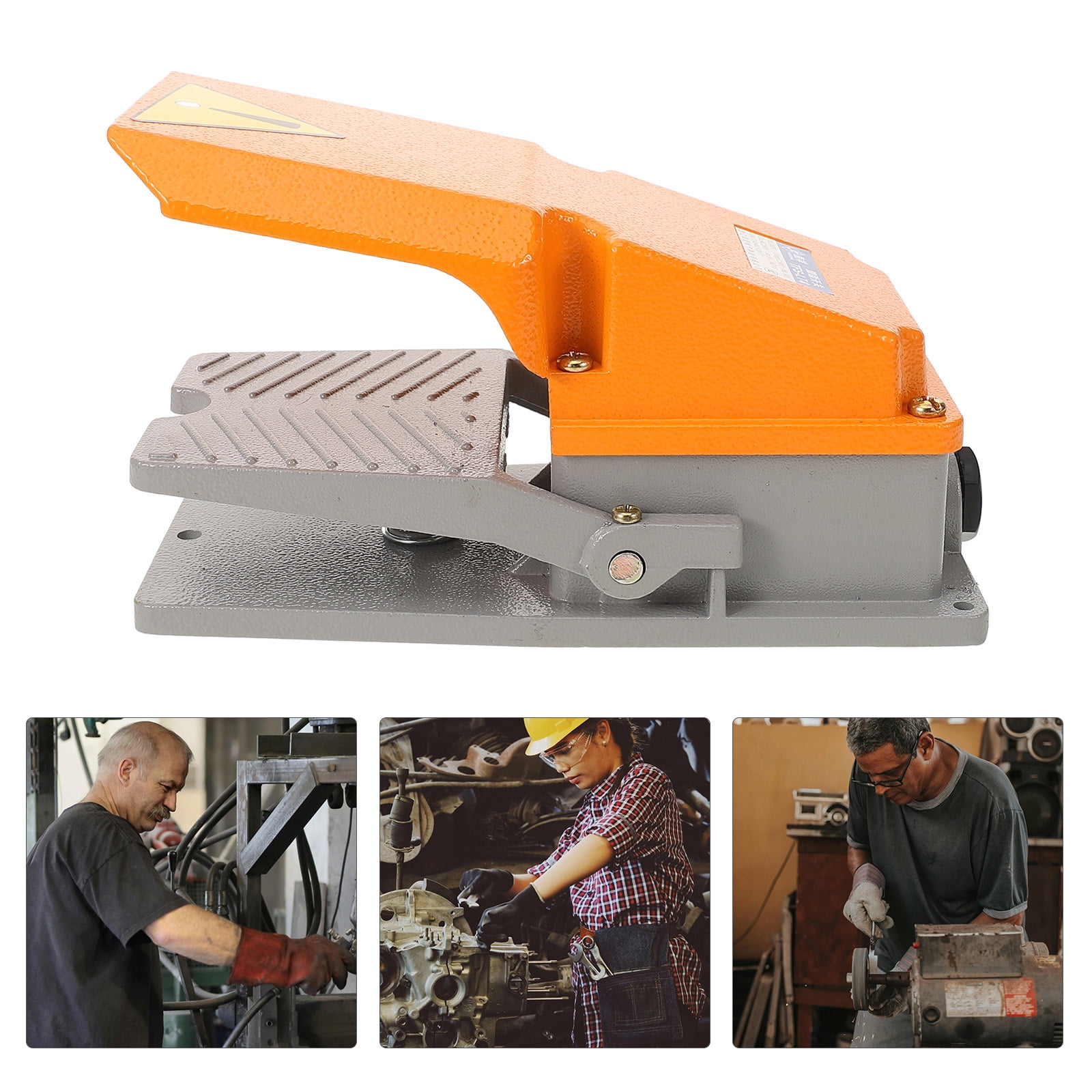 HONMEET Heavy Duty Industrial Foot Pedal for Machinery Control, Alloy ...