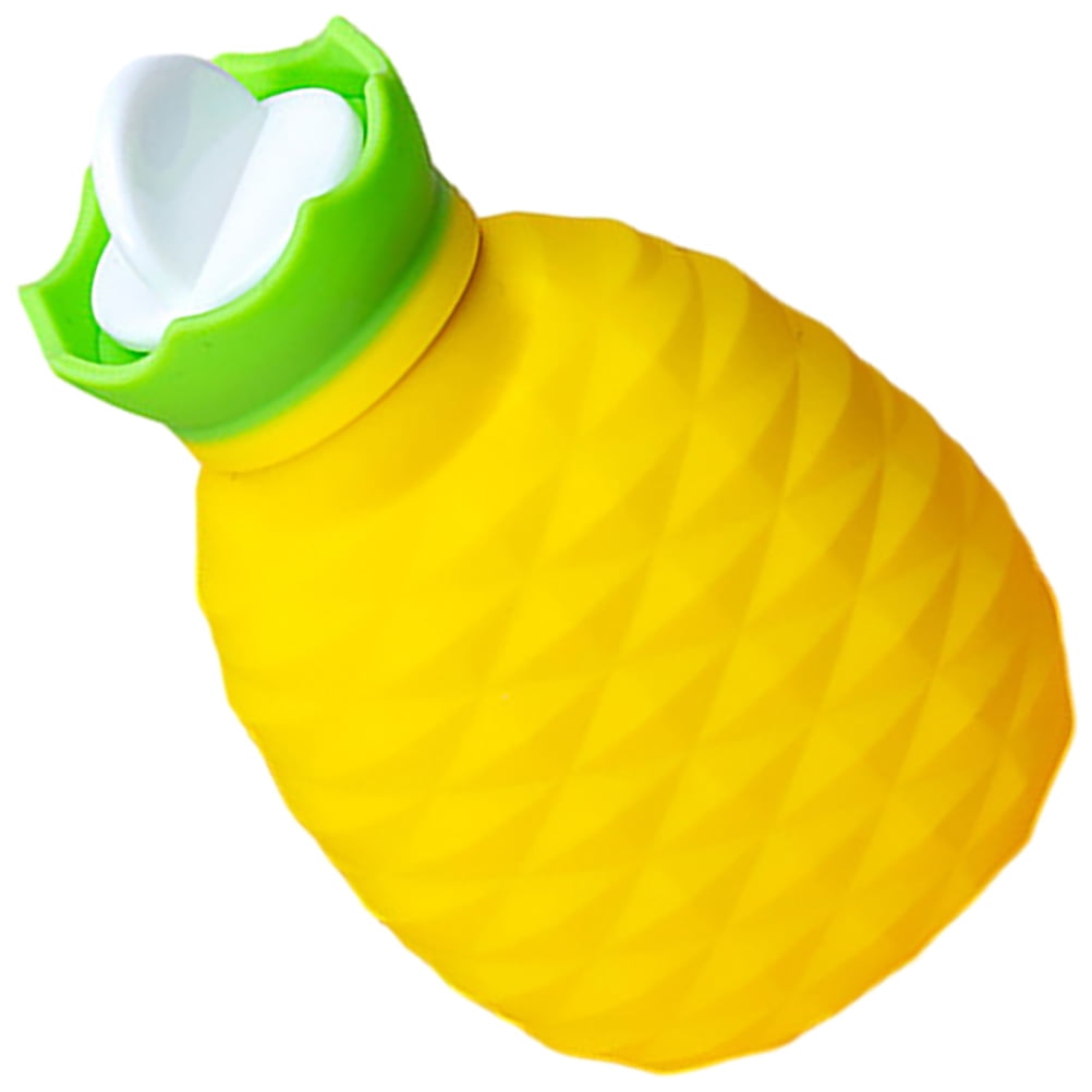 HONMEET Reusable Hot Water Bag Pineapple Shape Yellow 1Pack 5.3x3.1in ...
