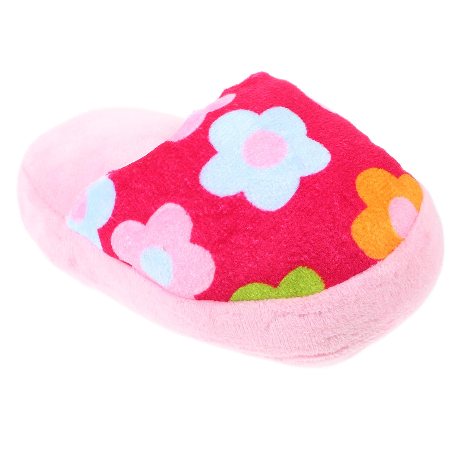 HONMEET Squeaky Shoe Dog Toy Dog Toy Chewer Pink Plush 1Pcs 5.9x3.1x2 ...