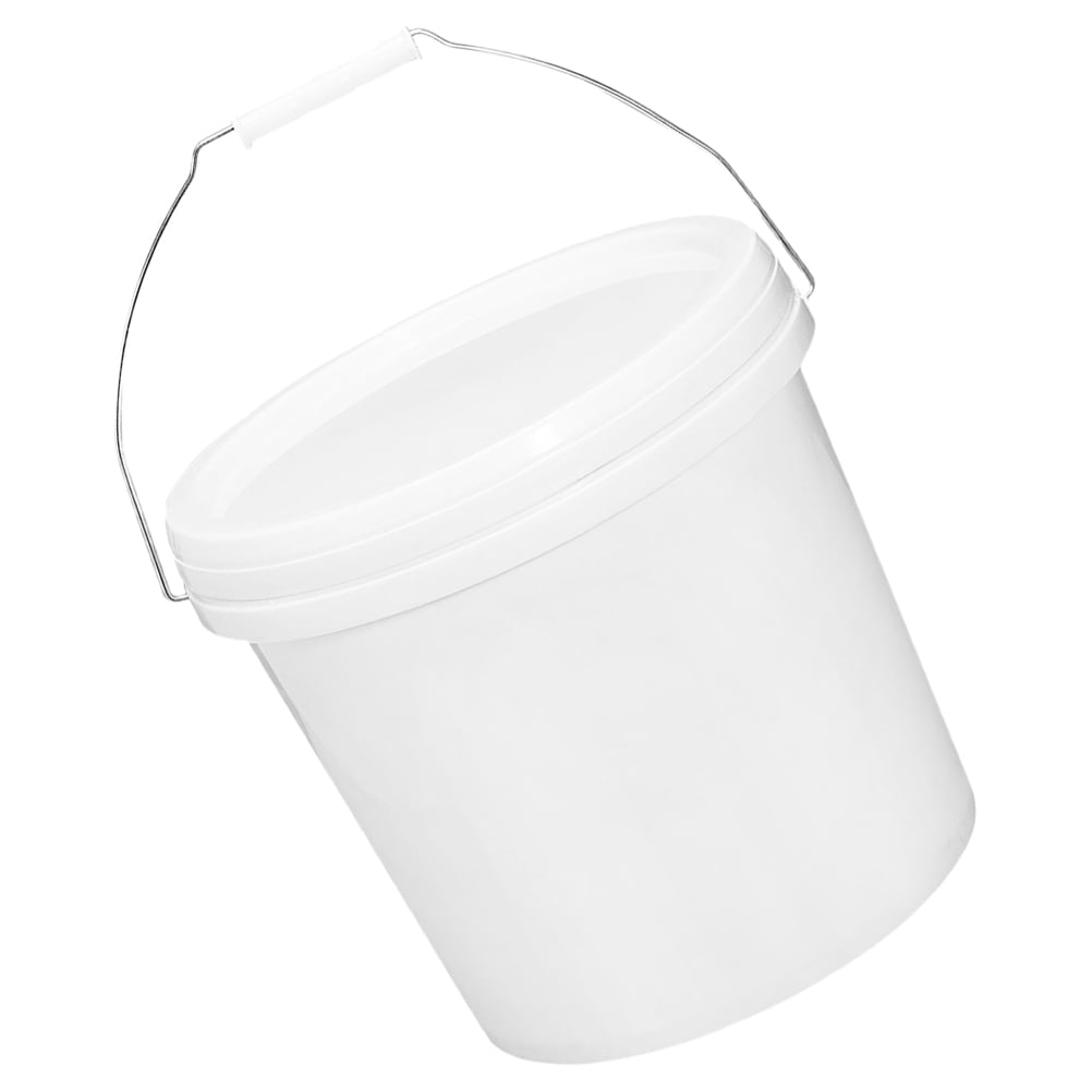 HONMEET Portable Plastic Bucket with Lid Farm Multipurpose Water ...