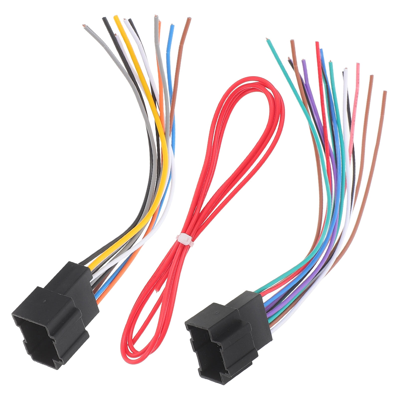 HONMEET Radio Wire Harness for Car Stereo 1 Set Assorted Color Copper ...
