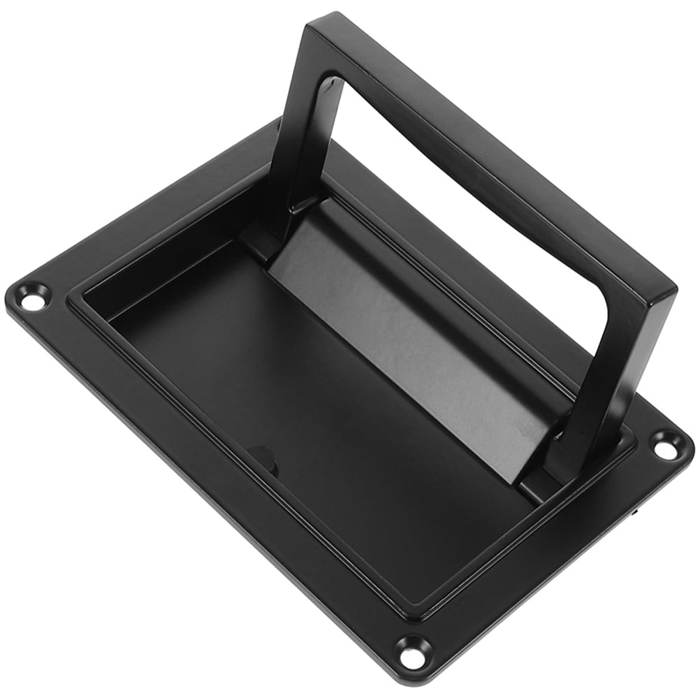 HONMEET Durable Zinc Alloy Kitchen Cabinet Handles Black Recessed Pulls ...