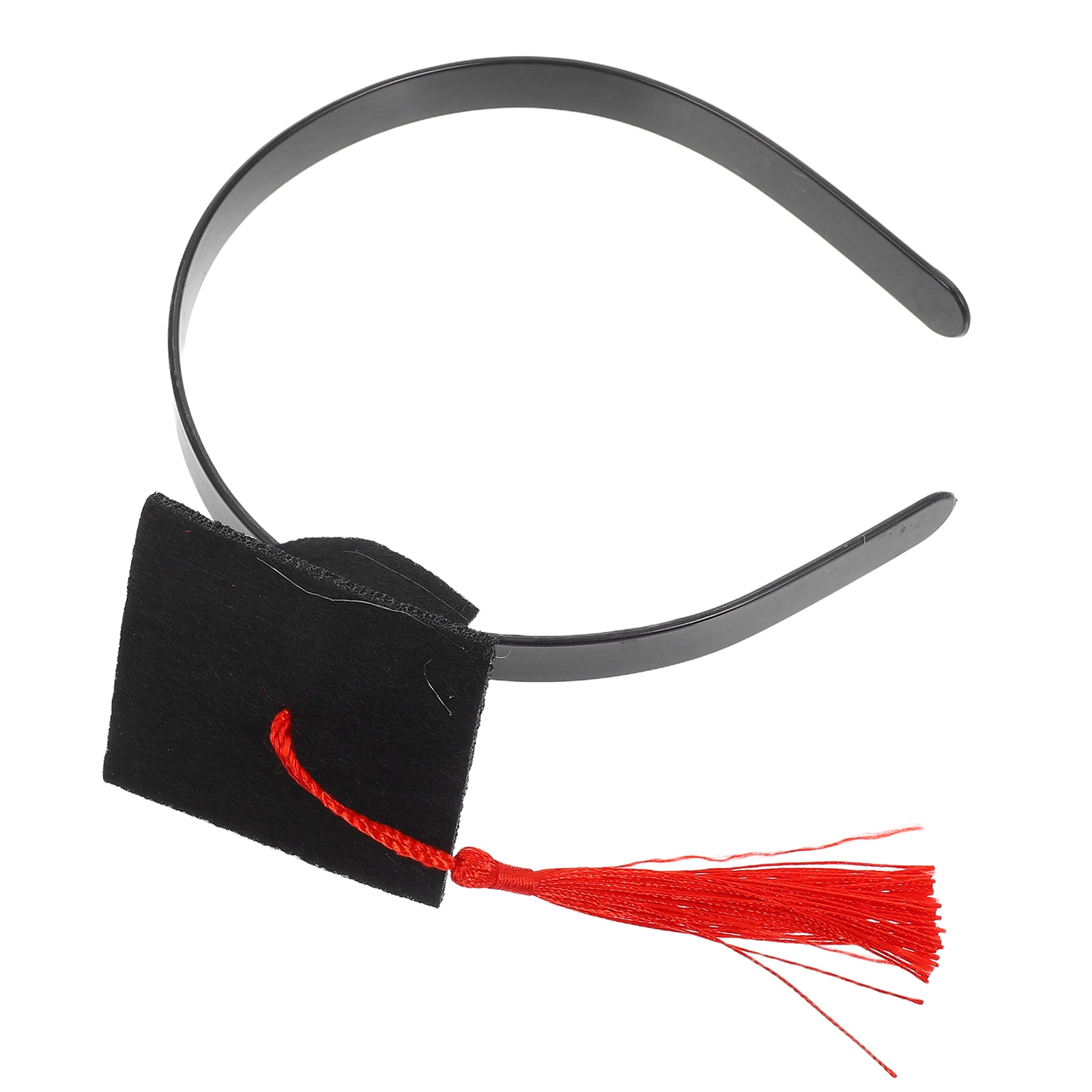 HONMEET Red Graduation Cap Headband Mini Cap Shape 1Set for Graduation ...