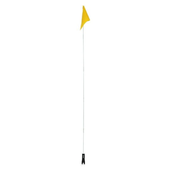 HONMEET High Visibility Safety Flag with Fiberglass Pole for Easy Rear ...