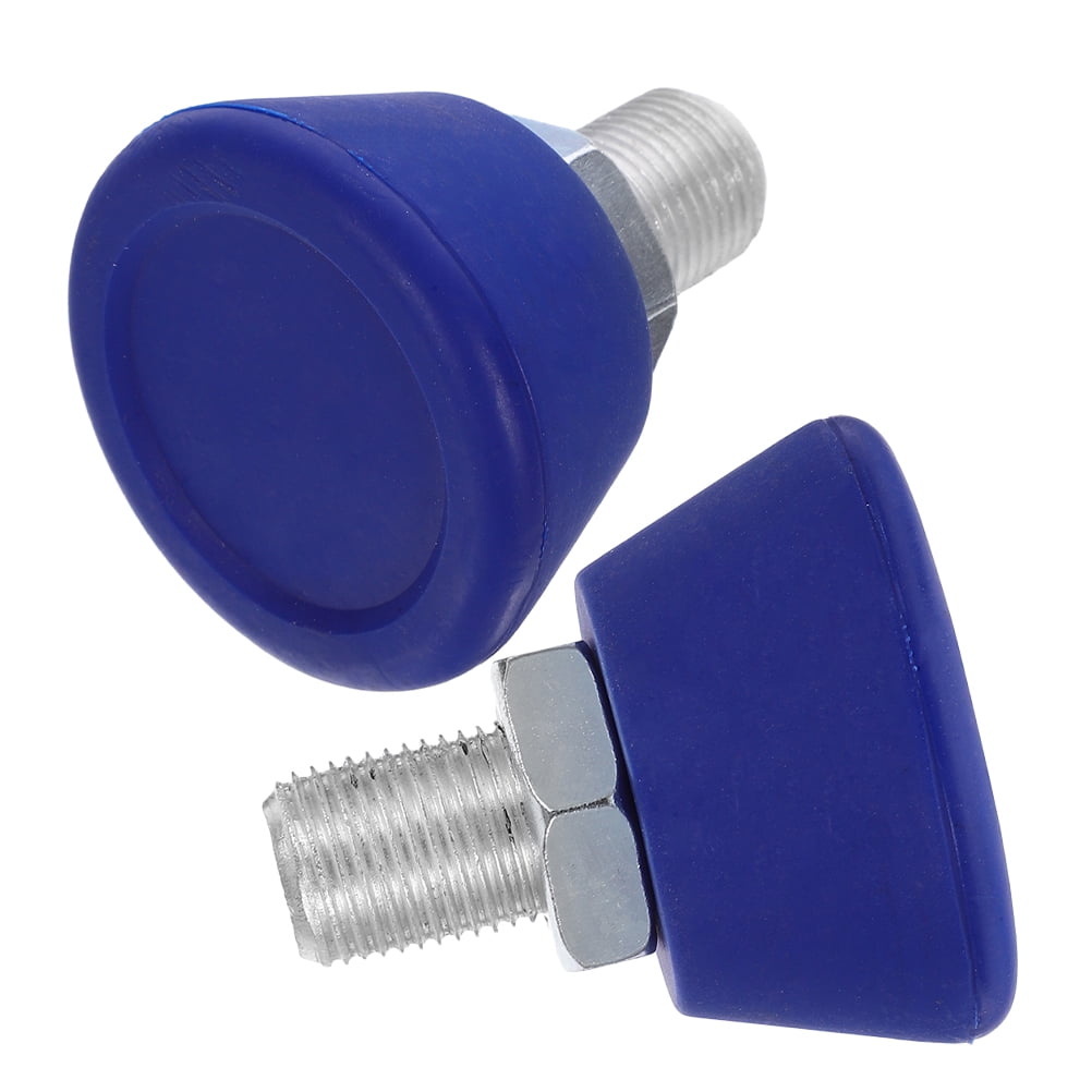 HONMEET Blue Rubber Roller Skate Toe Stoppers Adjustable Brake Block ...
