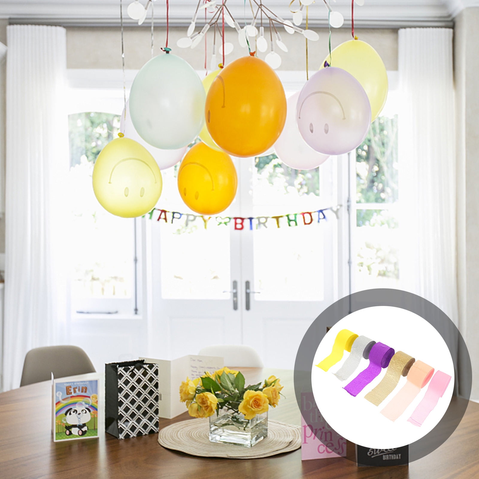 HONMEET Colored Crepe Paper Light Pink for Handmade Works Adults 6 ...