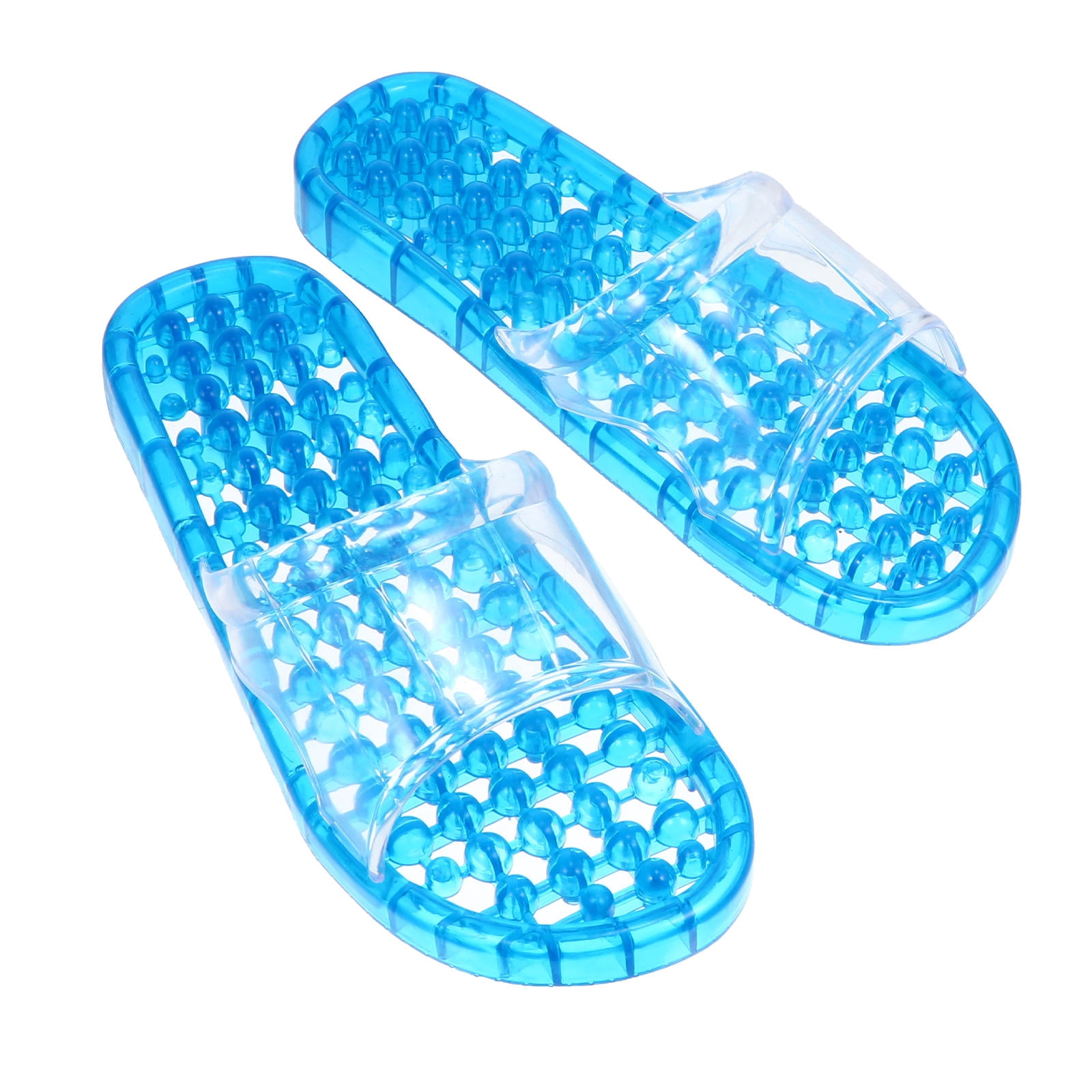 HONMEET Skid Resistance Slippers Blue PVC 1 Pair 10.4x3.9in - Walmart.com