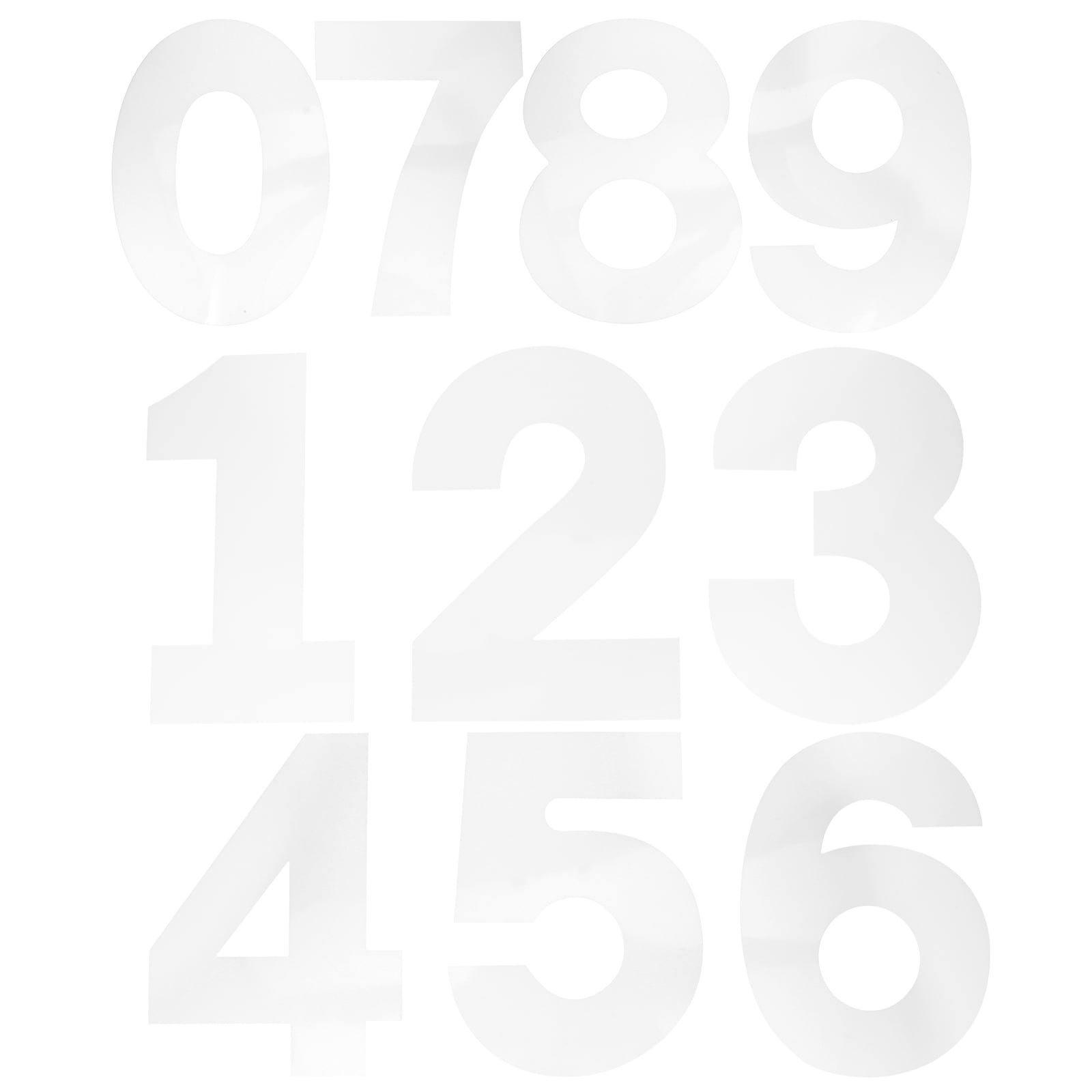 HONMEET Small Number Stencils 1 Precise and Detailed Cake Designs in ...