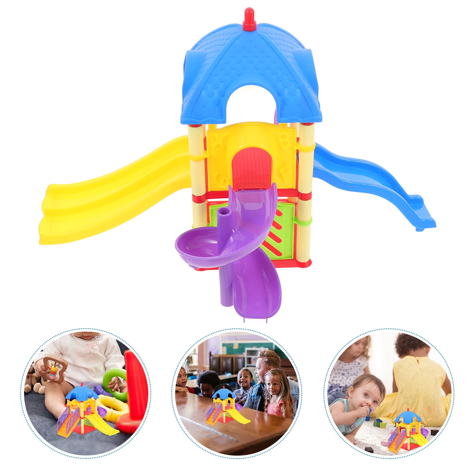 HONMEET Small Playground Models 1Pcs For Kids With Safe Abs And Mini ...