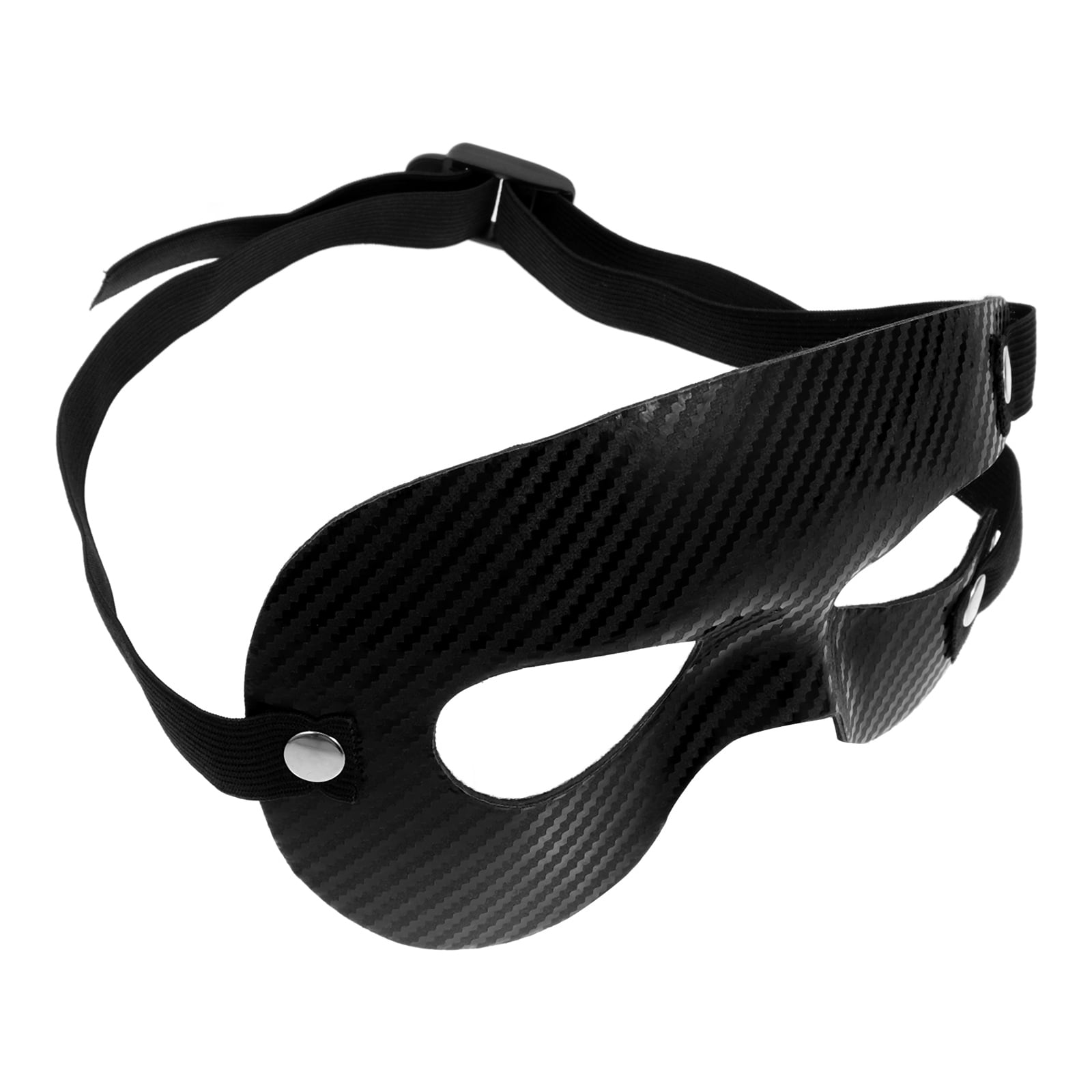 HONMEET Nose Sports Mask Black PVC Breathable Collision Proof ...