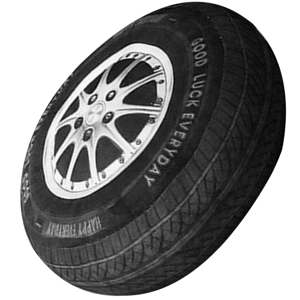 HONMEET Stuffed Tire Toy in Black for Hugging Comfort and Decorative ...