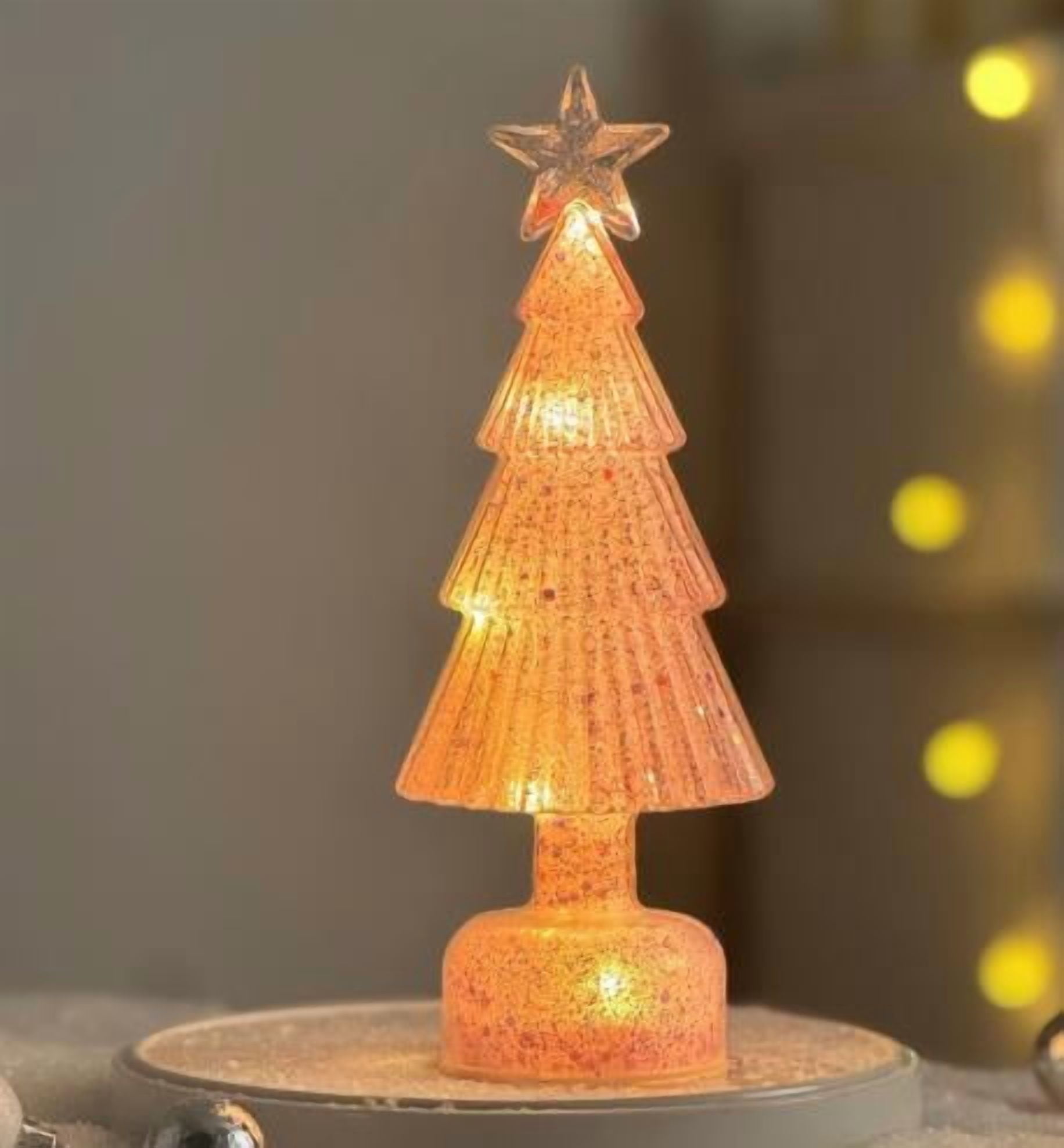 TABLZONE LED Tabletop Christmas Tree with Night Light for Holiday Decor ...